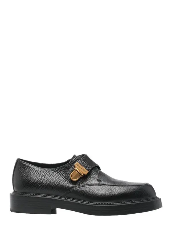 Emporio Armani Leather Brogues - Black