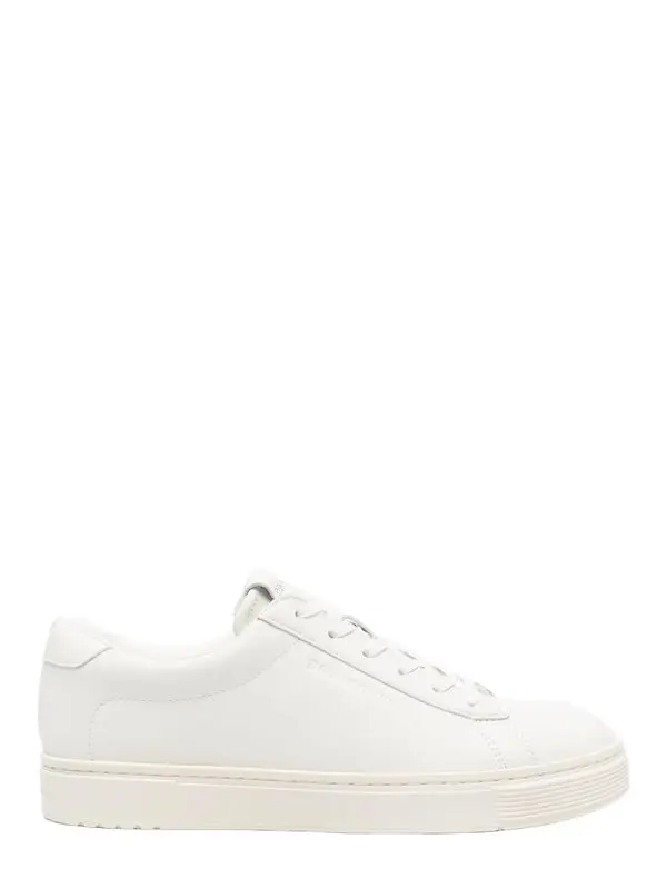 Emporio Armani Leather Sneakers - White