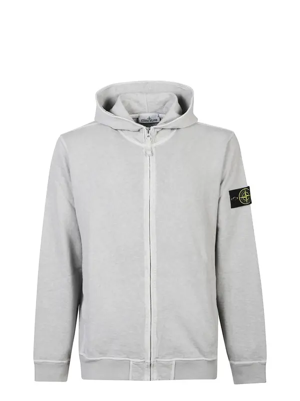 Stone Island Sweatshirt With Logo - Grey