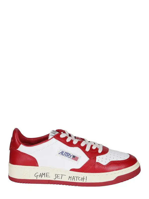 AUTRY Medalist Low Sneaker - Red