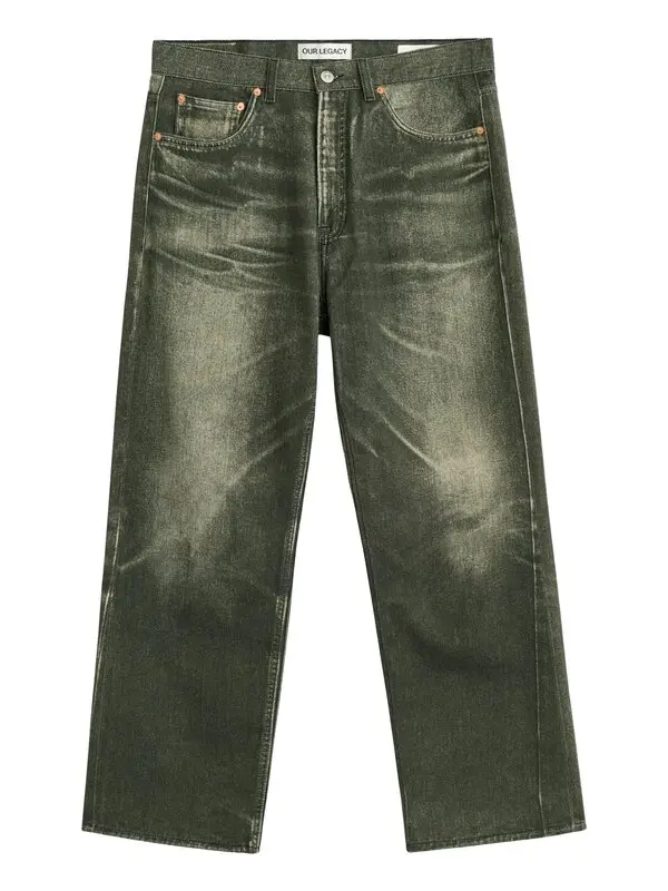 Our Legacy Third Cut Digital Denim Jeans - Black