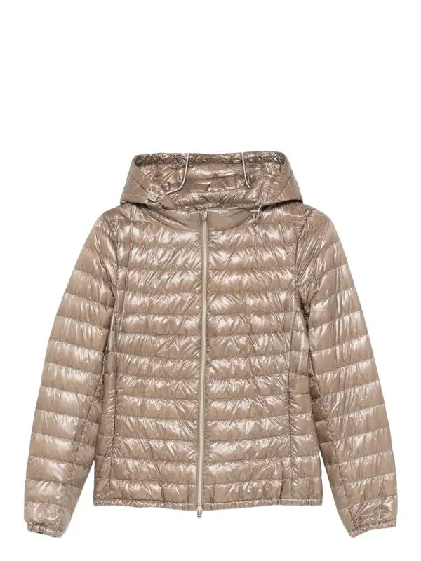 Herno Nylon Short Down Jacket - Grey