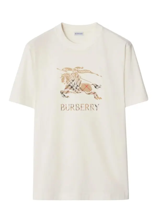 Burberry Ekd Cotton T-shirt - White