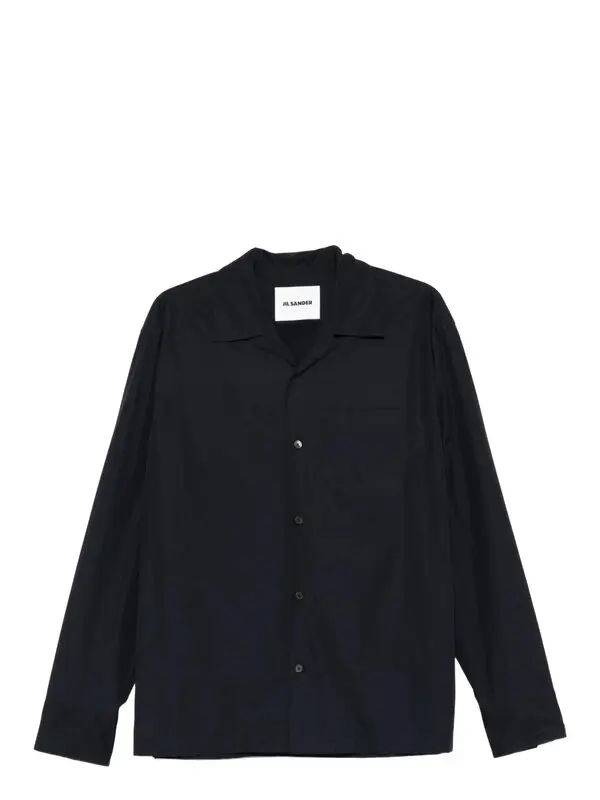 JIL SANDER Cotton Shirt - Blue
