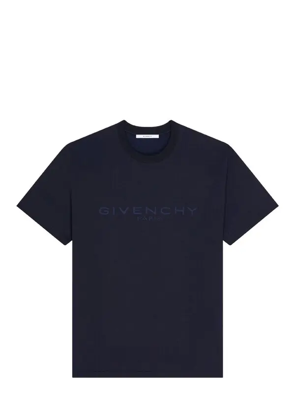 Givenchy T-shirt With Logo - Blue