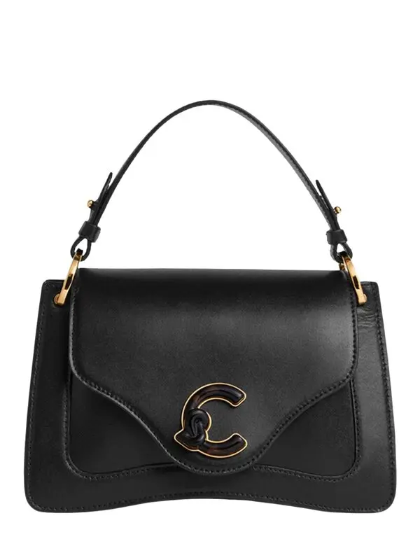 COCCINELLE C-me Calf & Marb Small Bag - Black