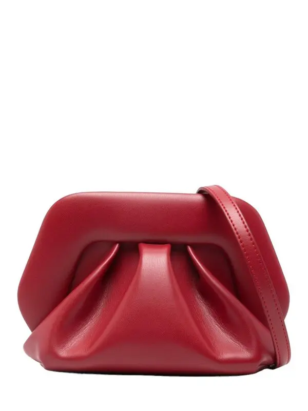THEMOIRE Bios Small Vegan Leather Clutch - Red