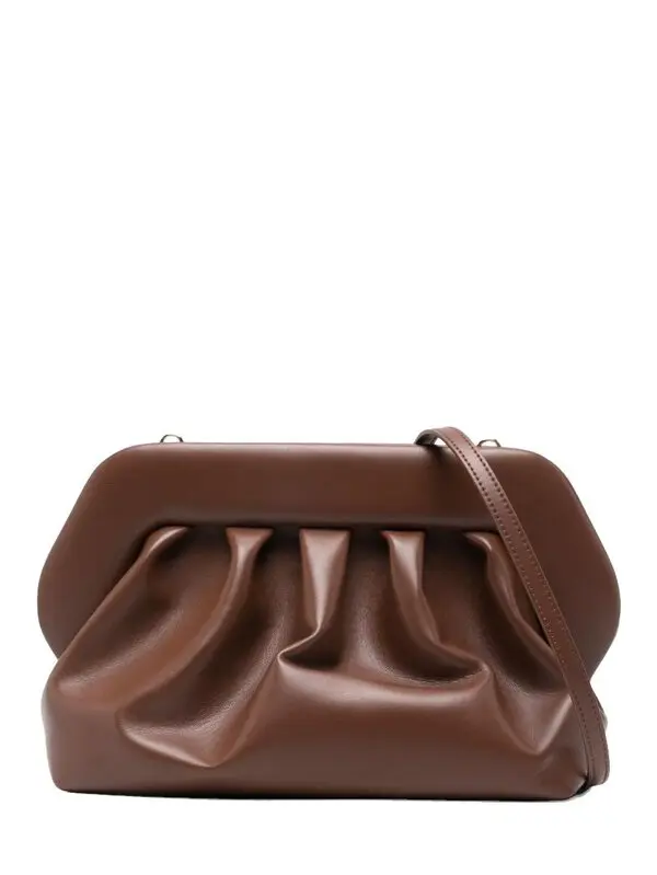 THEMOIRE Bios Vegan Leather Clutch - Brown