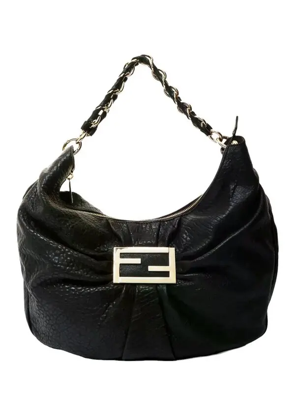 Fendi Mamma Mia Baguette Tote Bag - Black