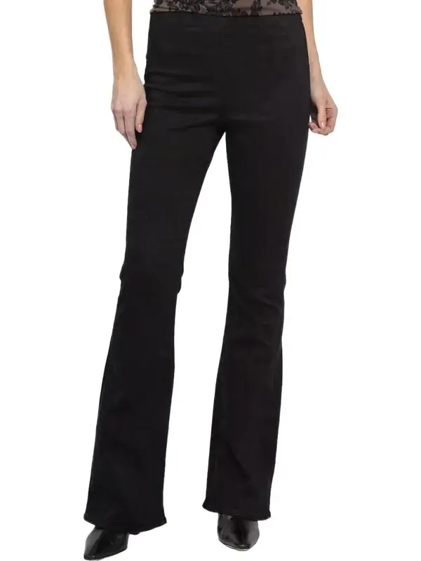 Veronica Beard Beverly Flared Leg Jeans - Black