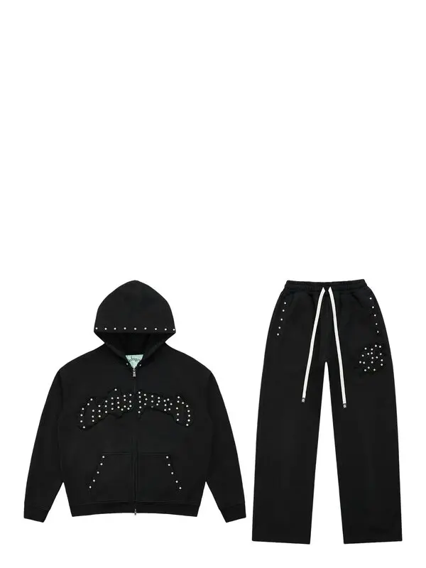 GODSPEED Symmetric Studded Sweatsuit V2 - Black