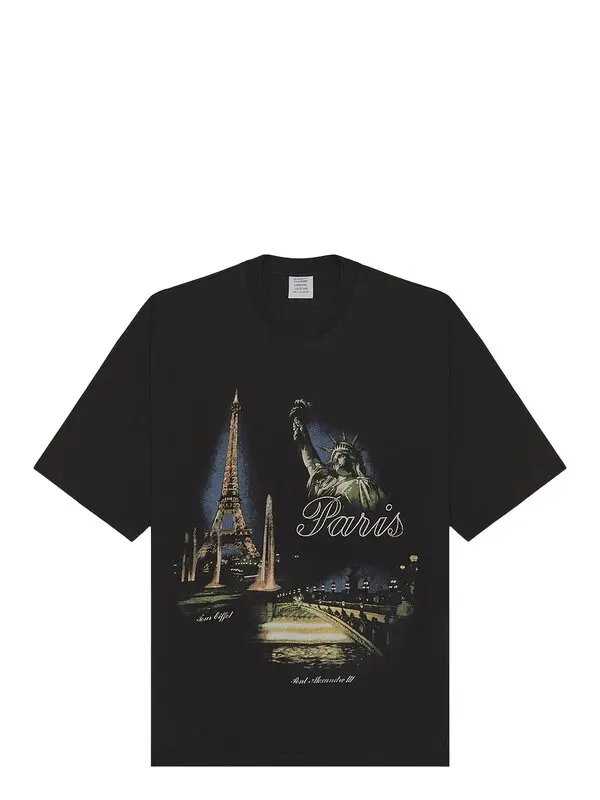 Vetements Paris Tourist T-shirt - Black