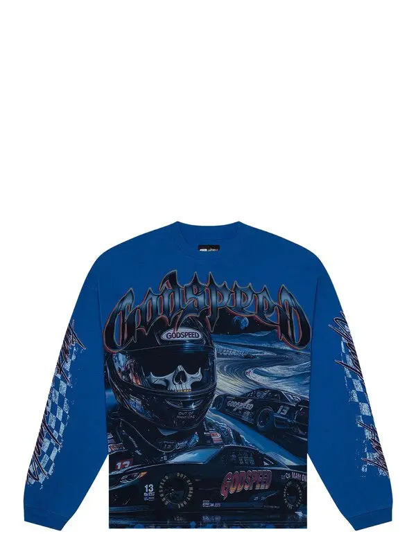 GODSPEED Le Dernier Long-sleeve T-shirt - Blue