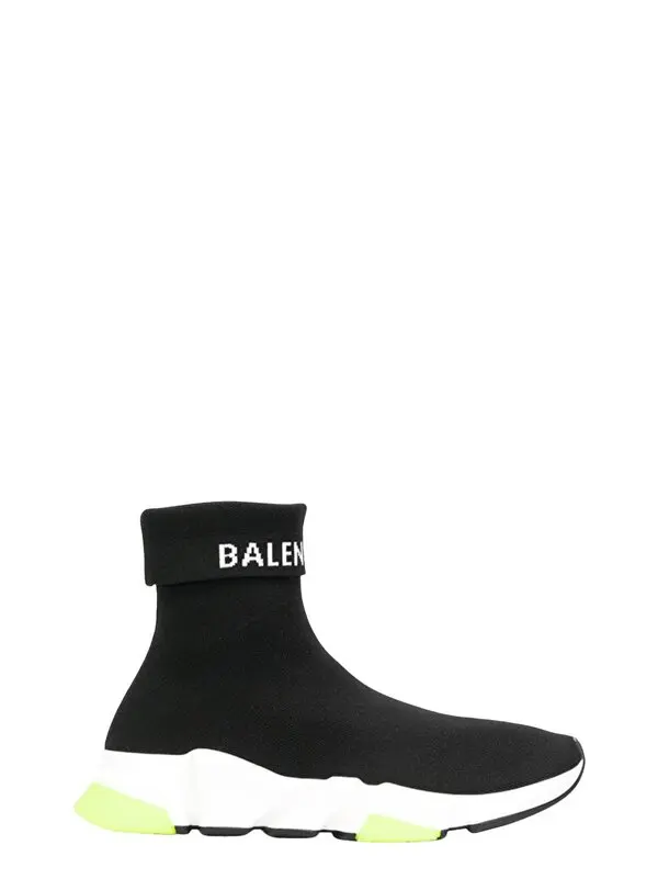Balenciaga Speed Trainer Cuffed - Black