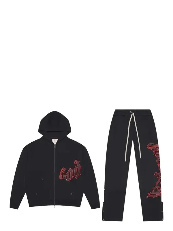 GODSPEED Og Logo Sweatsuit V2 - Black