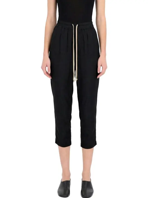 Rick Owens Cropped Trousers - Black