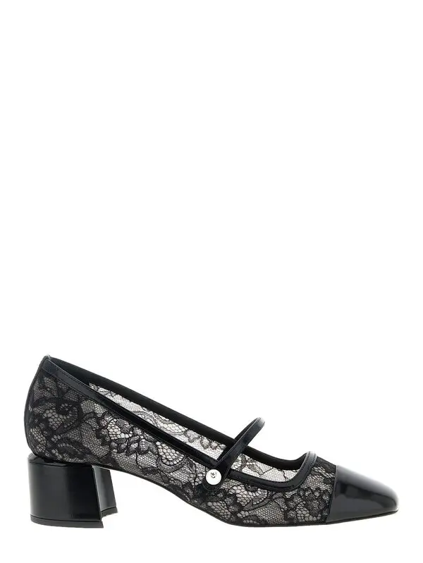 JIMMY CHOO Mary Jane Pumps - Black