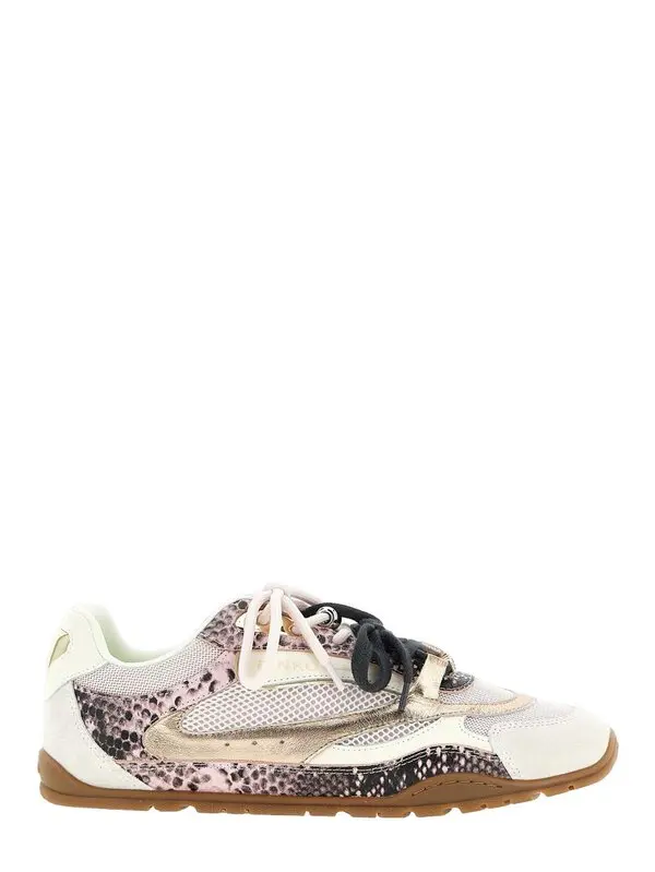 Pinko Lace-up Sneakers - Pink