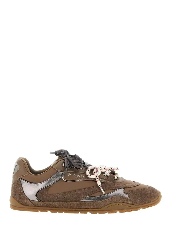 Pinko Low Top Sneakers - Brown