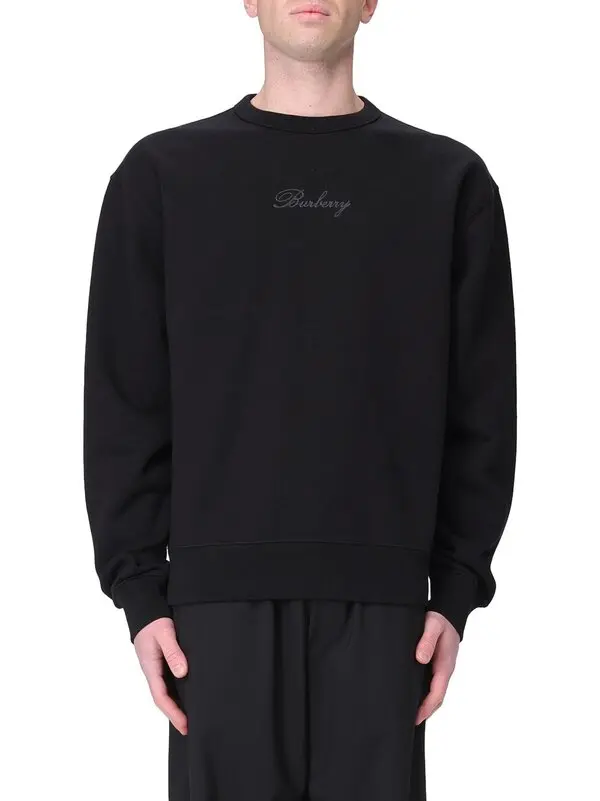 Burberry Crewneck Sweatshirt - Black