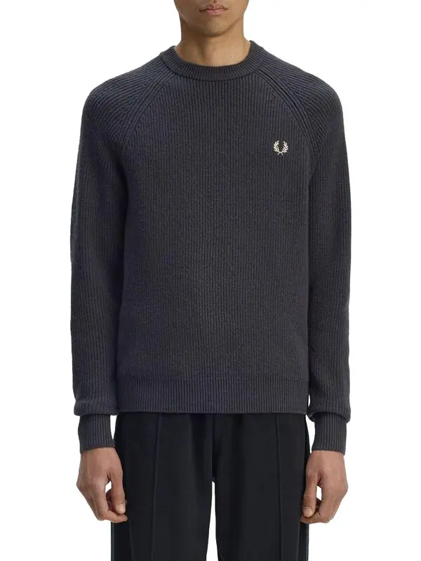 Fred Perry Sweater - Charcoal