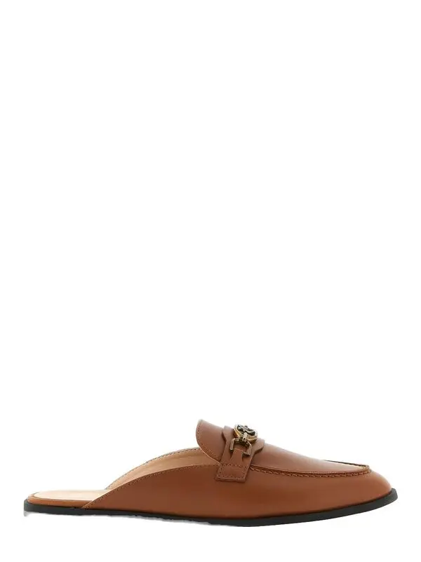 Pinko Leather Mules - Brown