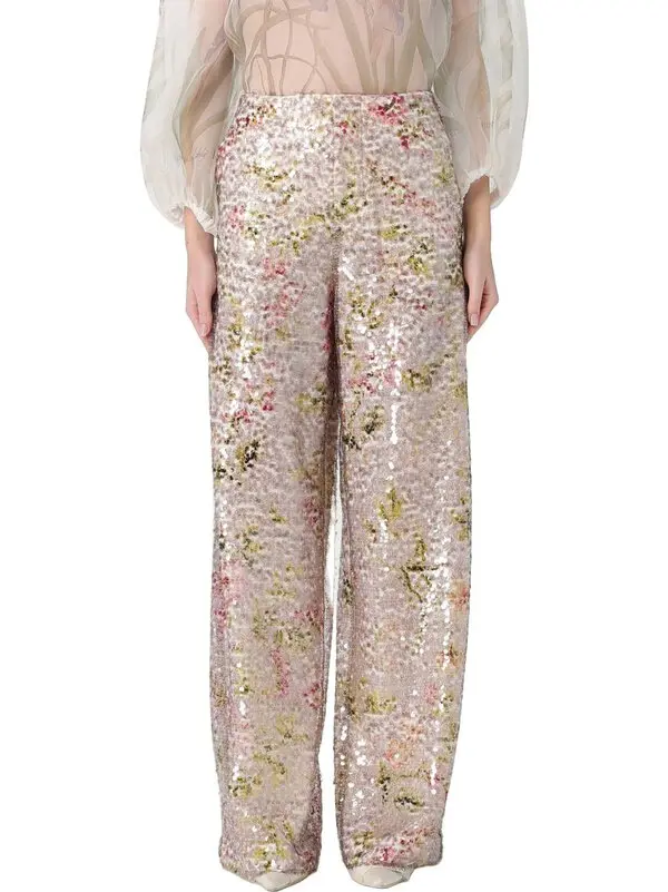 Alberta Ferretti Wide Leg Pants - Blush Pink