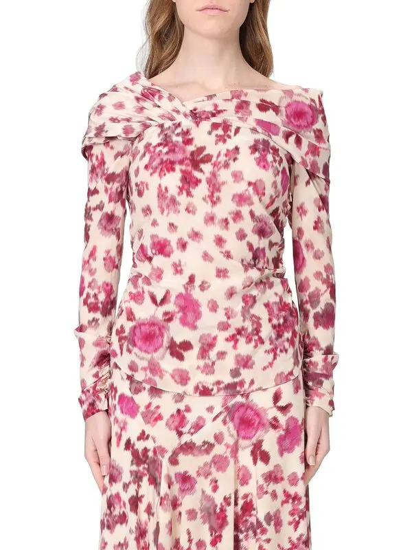 Isabel Marant Floral Print Top - Pink