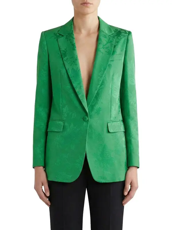 Etro Single-breasted Blazer - Green