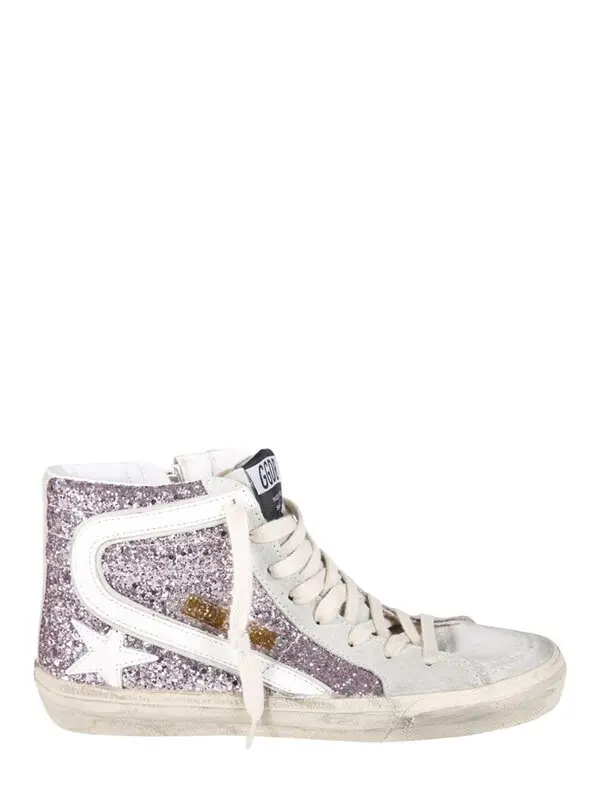 GOLDEN GOOSE High Top Sneakers - Lilac