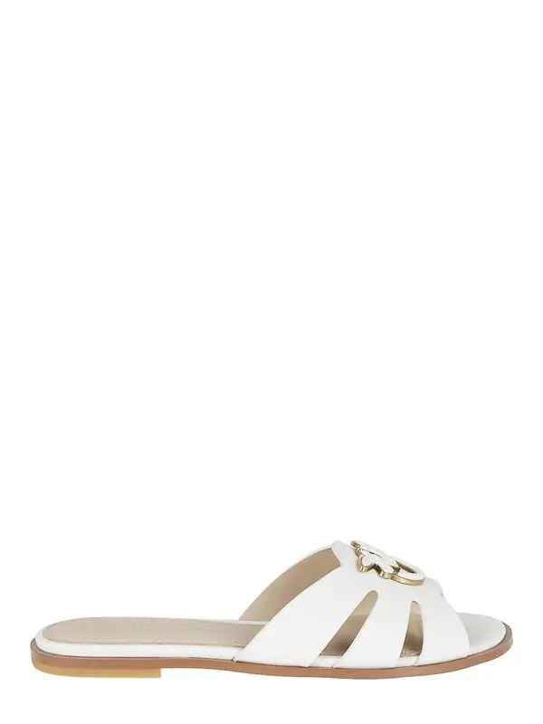 Pinko Heeled Sandal - White