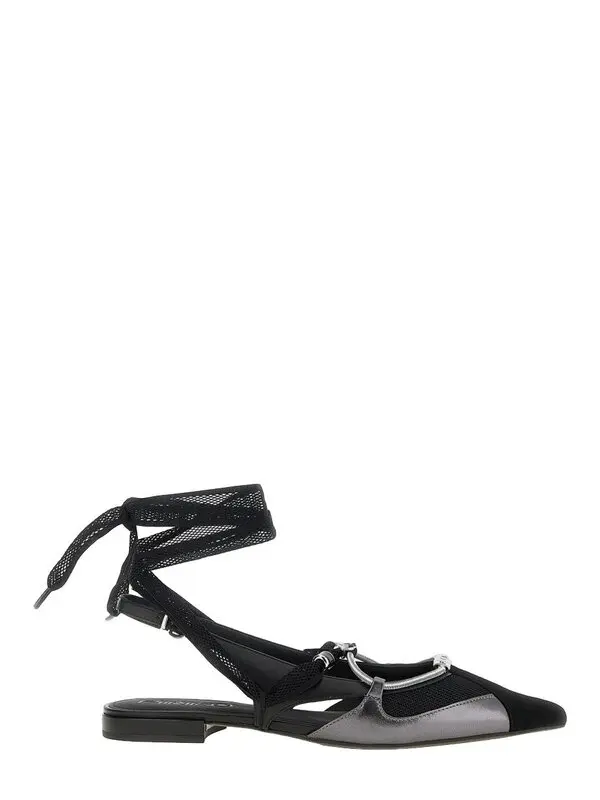 Pinko Ballerina Flat - Black