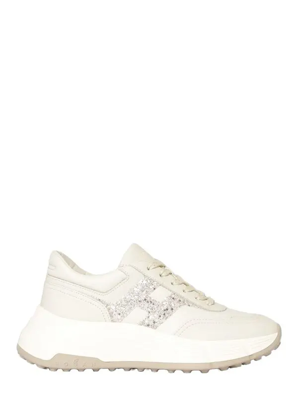 Hogan Embellished Sneakers - Beige