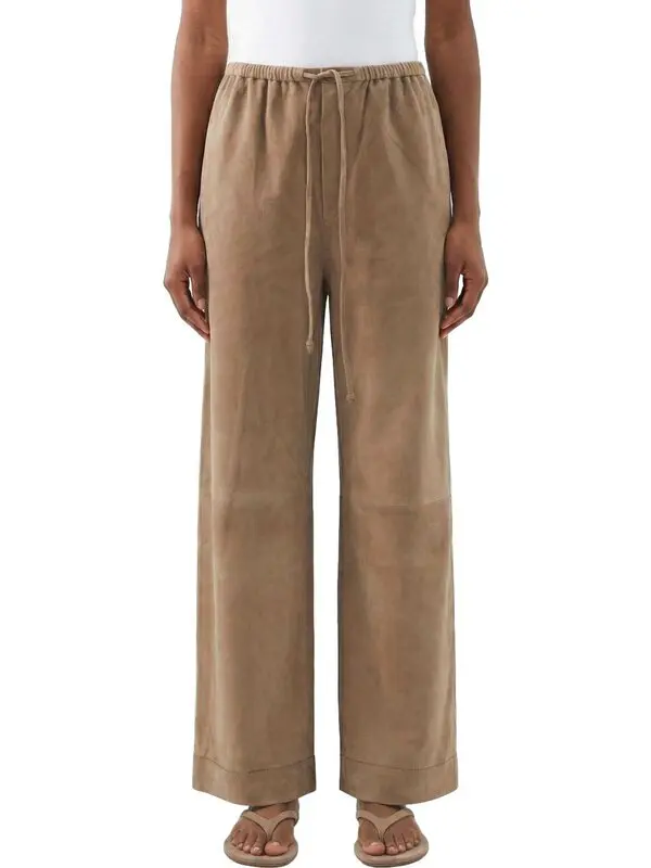 BY MALENE BIRGER Wide Leg Trousers - Kaki