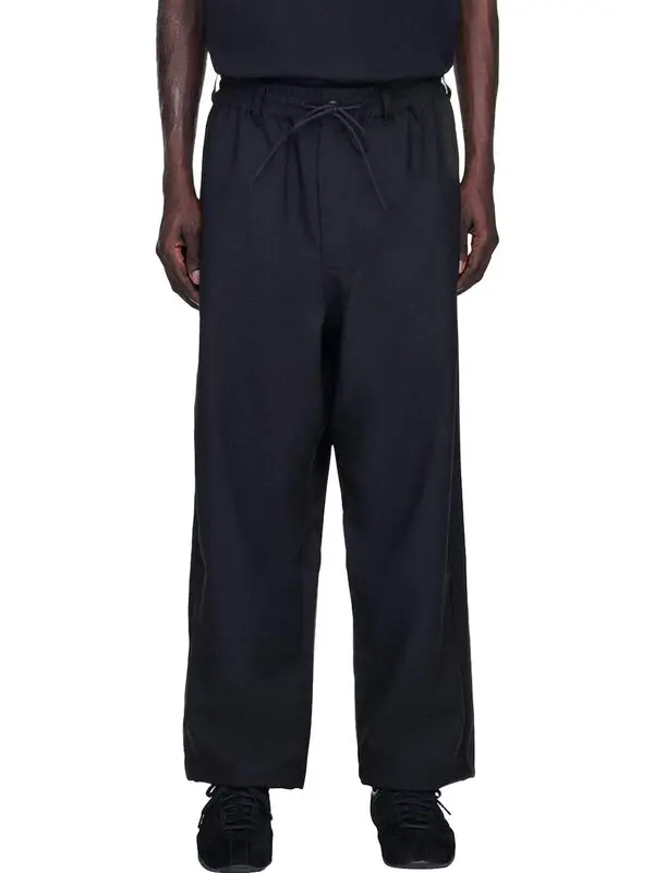 Y3 Wide Leg Trousers - Black