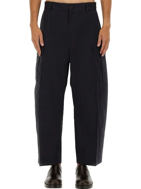 Studio Nicholson Wide Leg Trousers - Blue