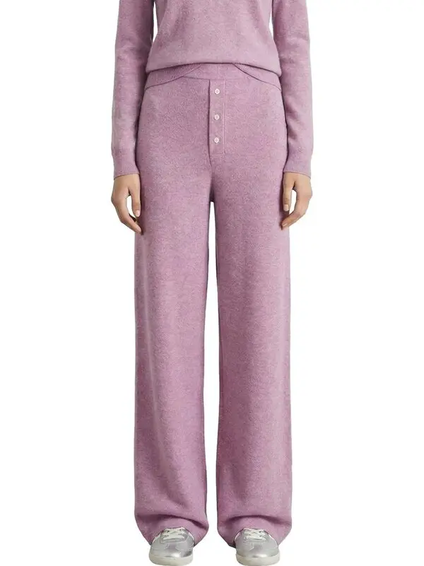 Guest In Residence Wide Leg Pants - Pink