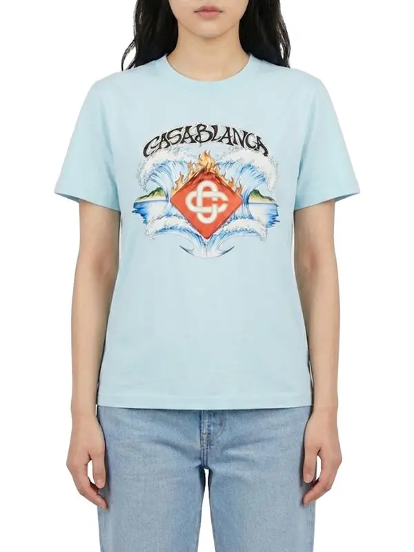 Casablanca T-shirt - Sky