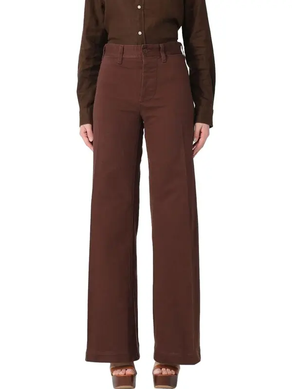 Polo Ralph Lauren Wide Leg Trousers - Brown