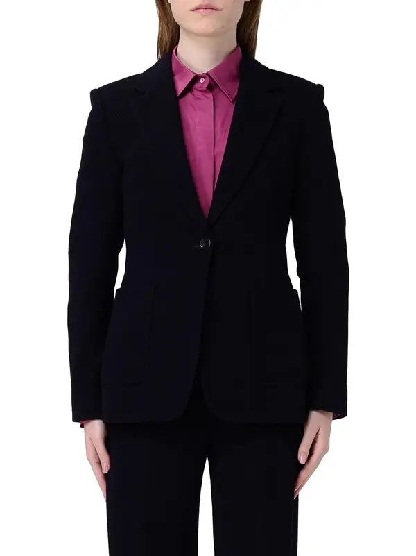 Max Mara Single-breasted Jacket - Blue