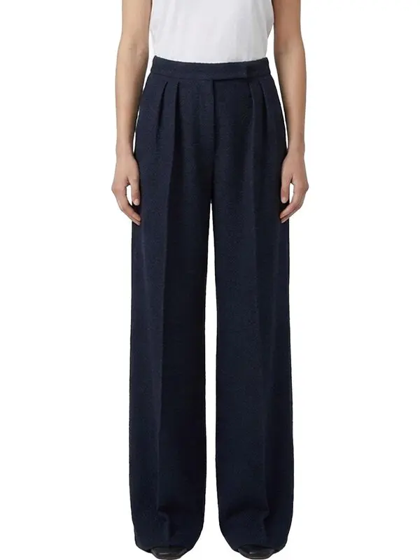 Max Mara Wide Leg Trousers - Blue