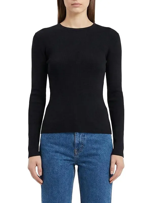 LISA YANG Ribbed Sweater - Black