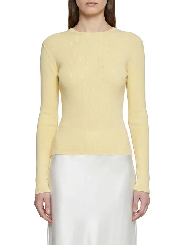 LISA YANG Ribbed Pullover Sweater - Yellow