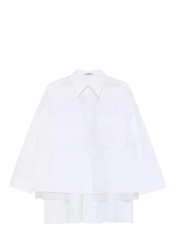 Vivetta Pocket Lace Shirt - White