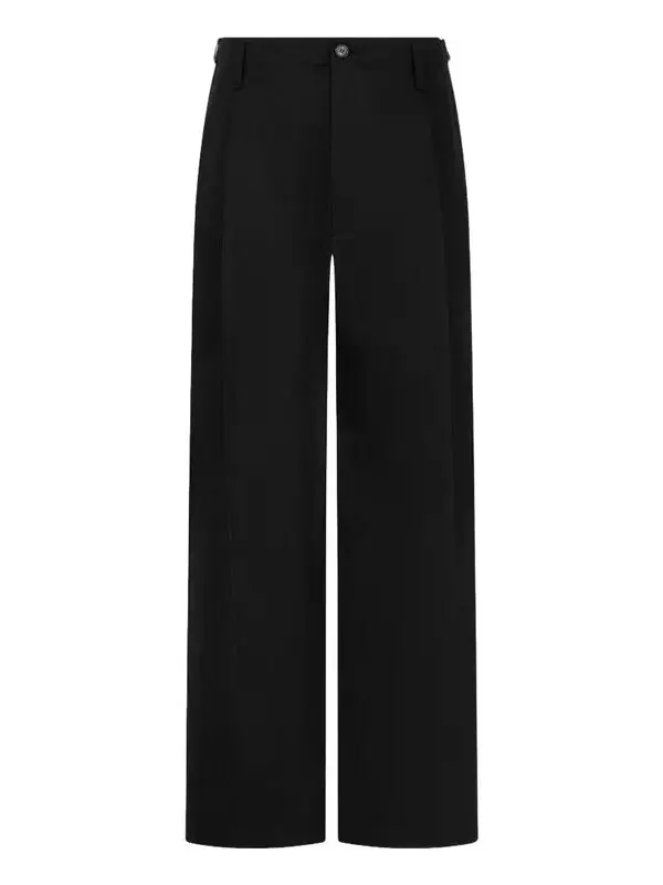 STUDIO TOMBOY Pintuck-detail Trousers - Black