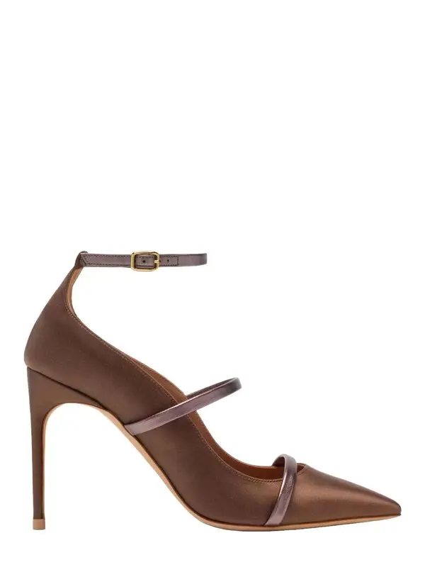 MALONE SOULIERS Diaz Strap Pumps - Brown