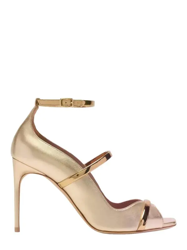 MALONE SOULIERS Cynthia Leather Sandals - Gold