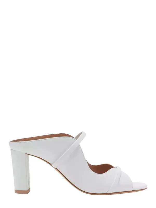 MALONE SOULIERS Norah Leather Sandals - White
