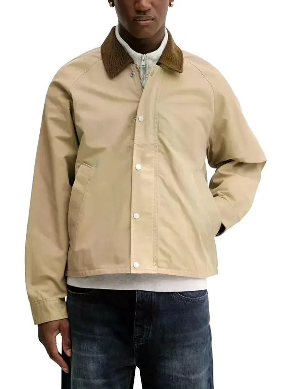 Abercrombie Corduroy Collar Jacket - Neutrals