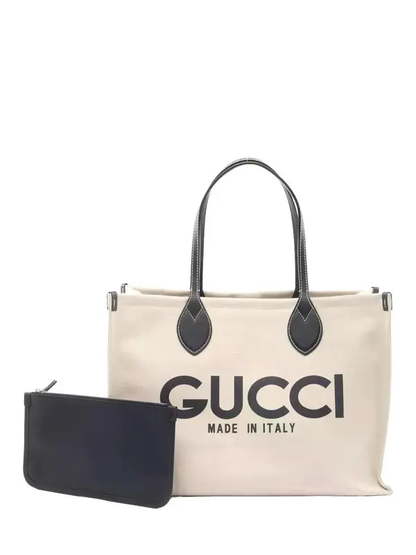 Gucci Printed Tote Bag - Neutrals